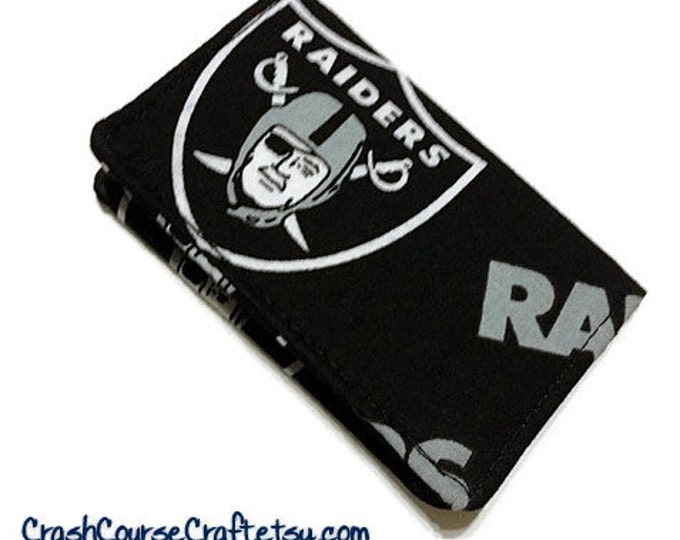 Oakland Raiders Wallet NFL Business Card Holder, Credit Card Holder ...