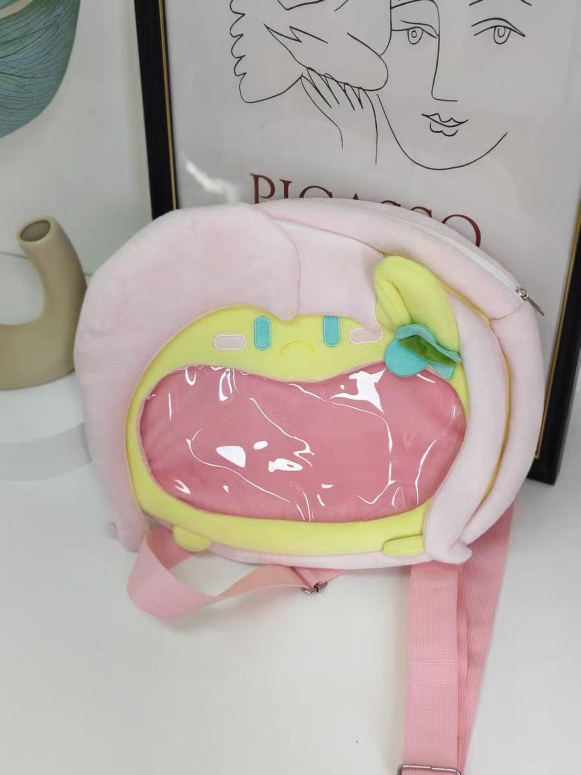 My Little Pony Fluttershy Transparent Bag Plush Backpack Cute Shoulder ...