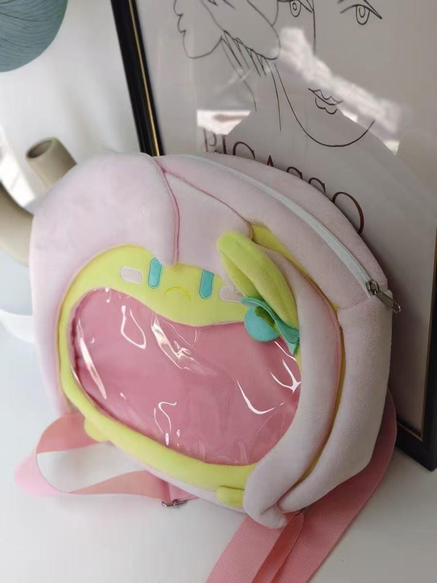 My Little Pony Fluttershy Transparent Bag Plush Backpack Cute Shoulder ...