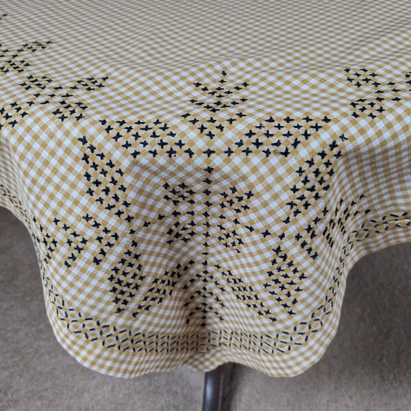 Fall Cross Stitch Tablecloth - Etsy