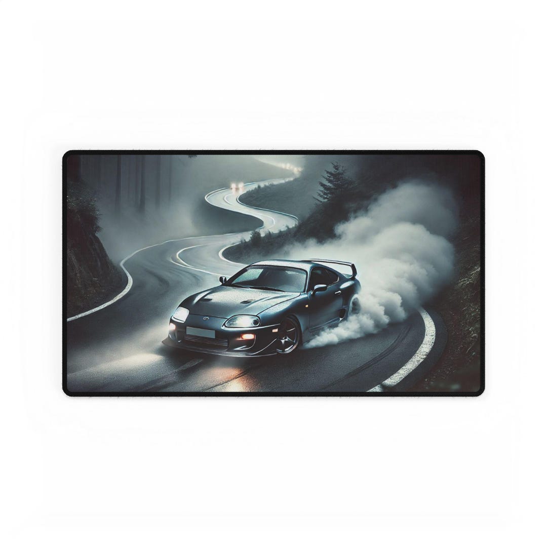 Toyota Supra Gaming Mouse Pad Large Desk Mat JDM Car Mouse Pad Racing ...