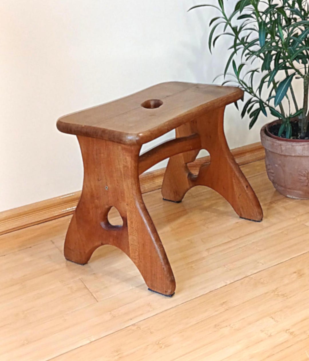 Step Stool, Designer Stool, Solid Wood Small Stool, Handmade Stool ...