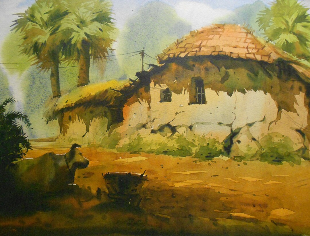 Nature #3 Painting, A Scenic Masterpiece Painting, Soul of Nature on ...
