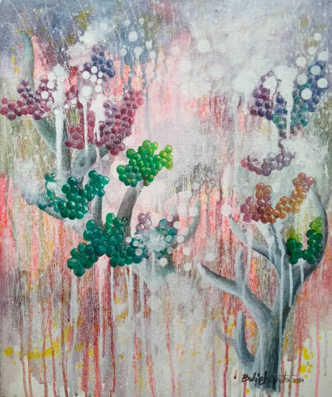 Fertility #1 Painting, Climate Change Awareness Abstract Painting ...