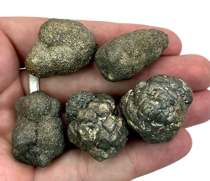 Natural Pyrite Cluster | Raw Fool's Gold Mineral Specimen (152 Gram ...