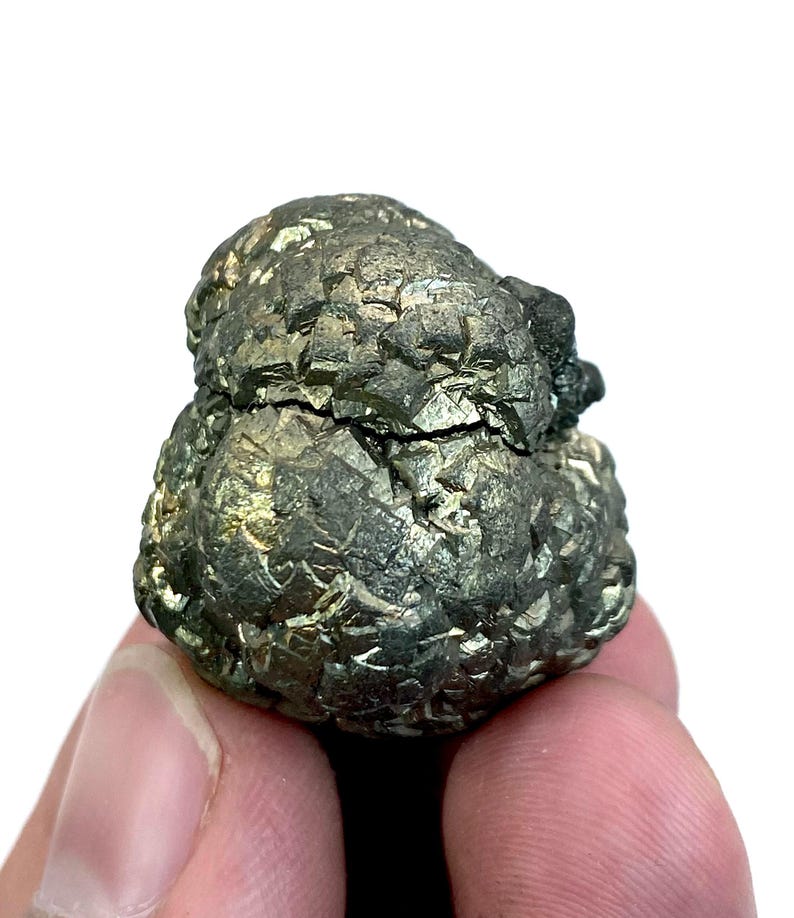Natural Pyrite Cluster | Raw Fool's Gold Mineral Specimen (152 Gram ...