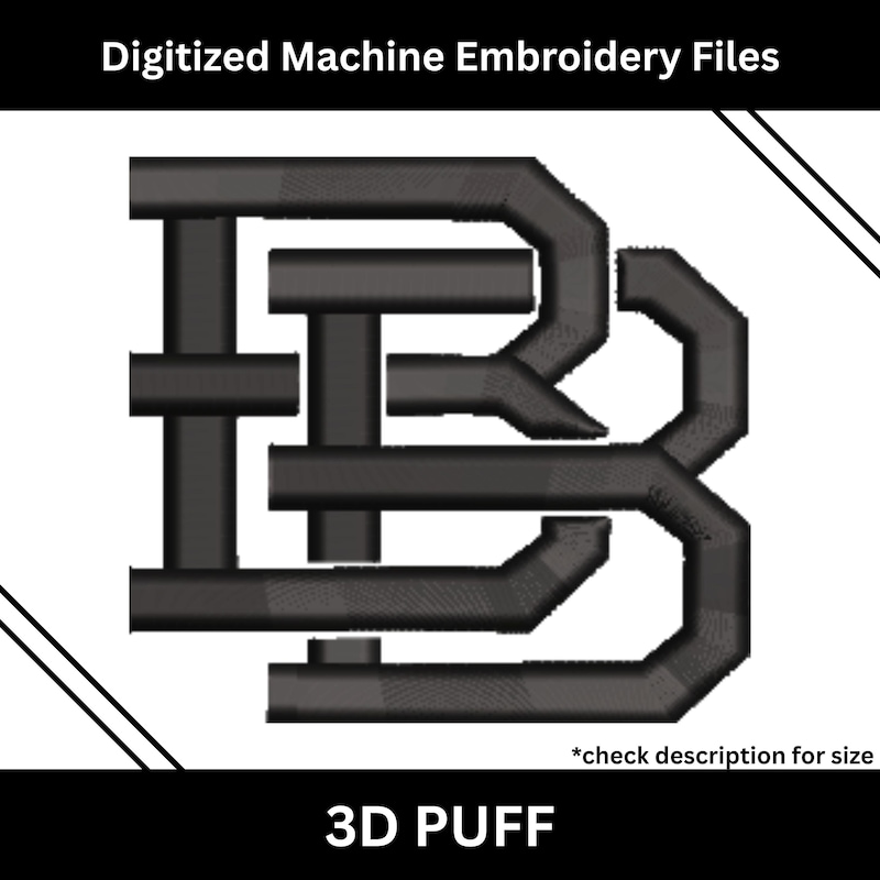 Letter B Embroidery - Etsy