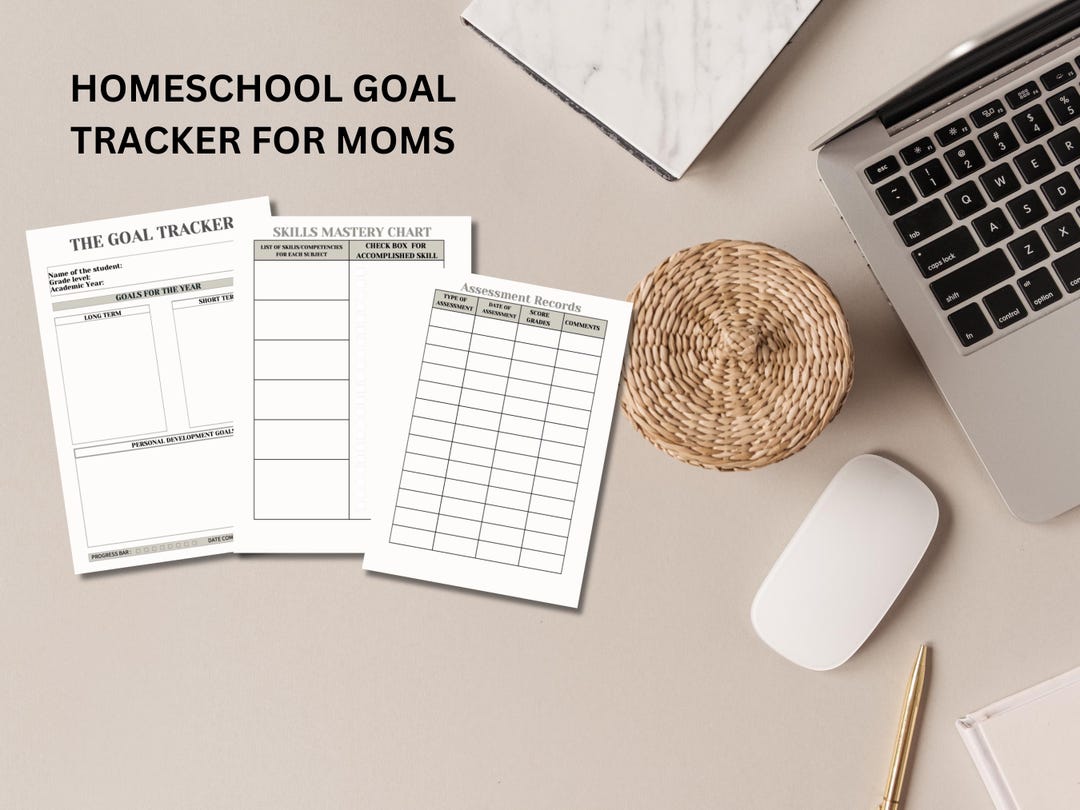 Homeschool Planner Tracker Organizer Printable School Planner Prints - Etsy