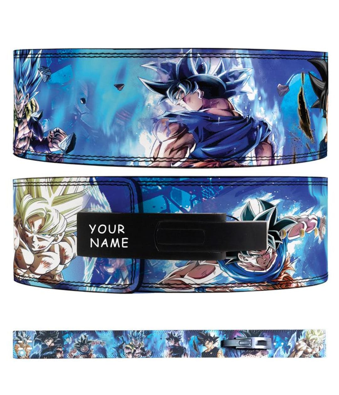 Goku Anime Belt Goku Ultra Instinct Belt Powerlifting Custom Lever Belt ...