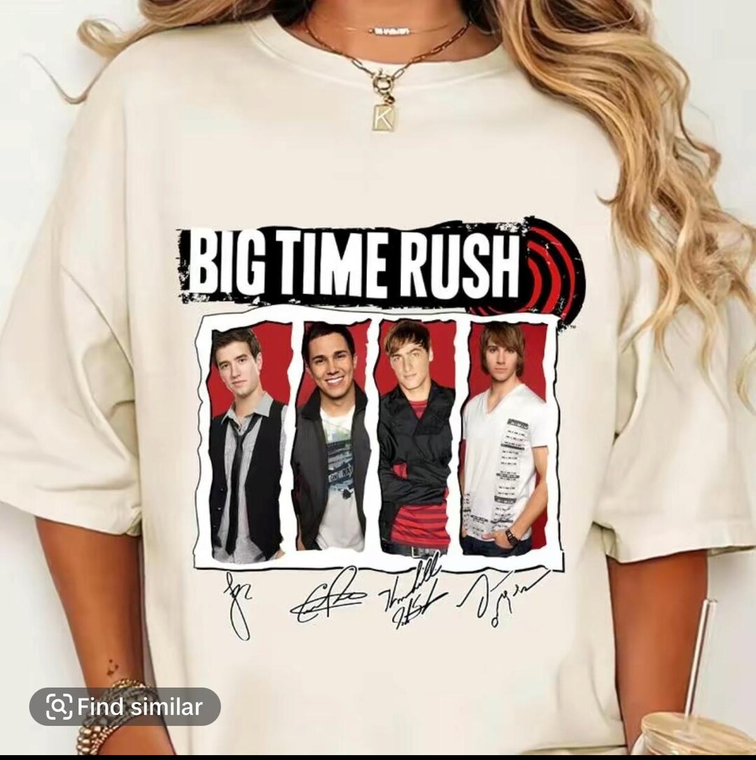 Big Time Rush in Real Life Worldwide Tour 2025 Shirt, Big Time Rush ...