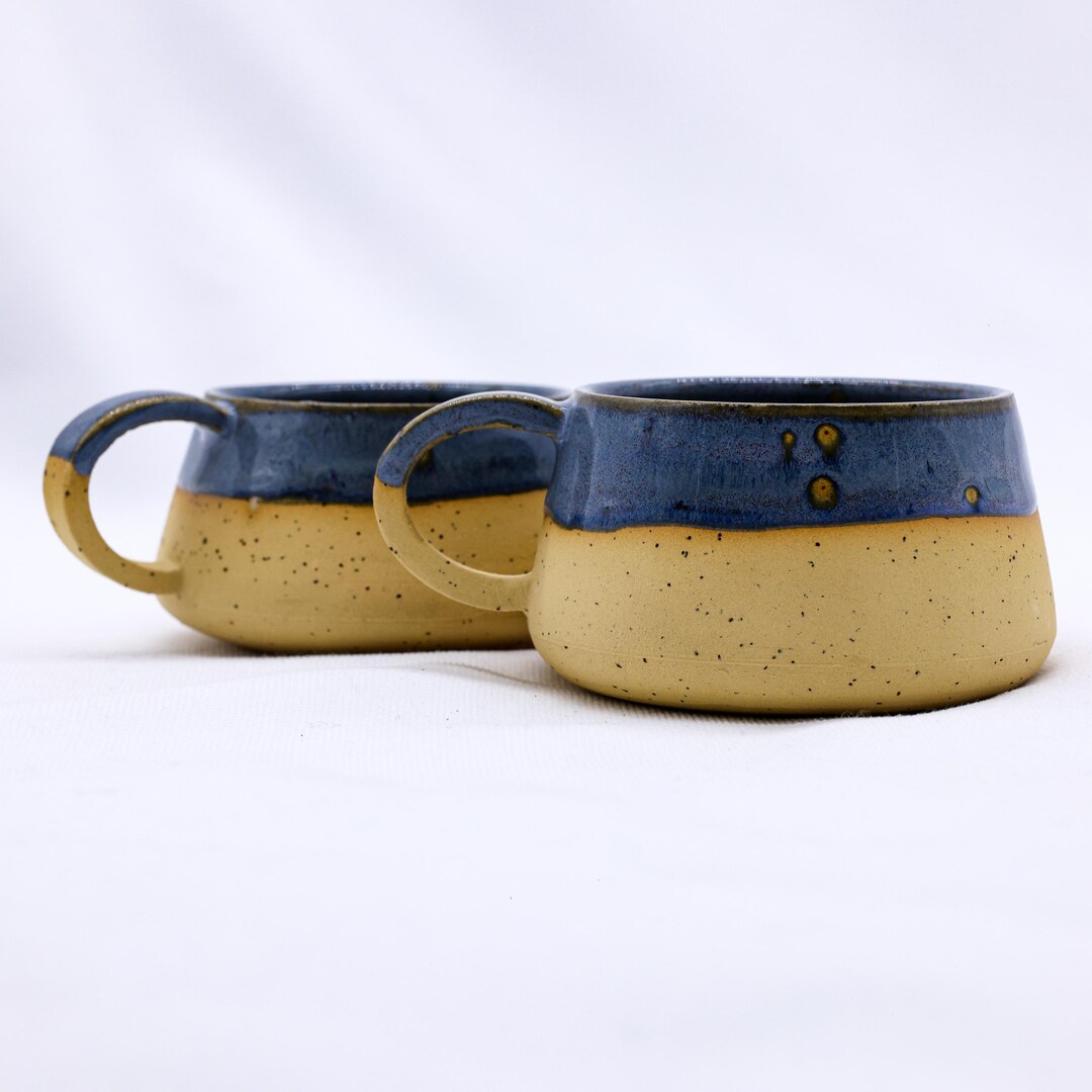 Handmade Mug | Ceramic Stoneware | 6 Oz Coffee Cup | Cappuccino Mug ...