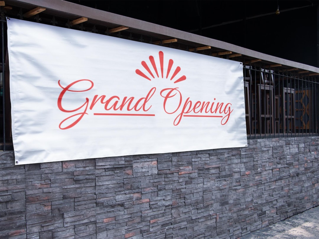 Grand Opening Vinyl Banners | Signage for Business Launches, Event ...