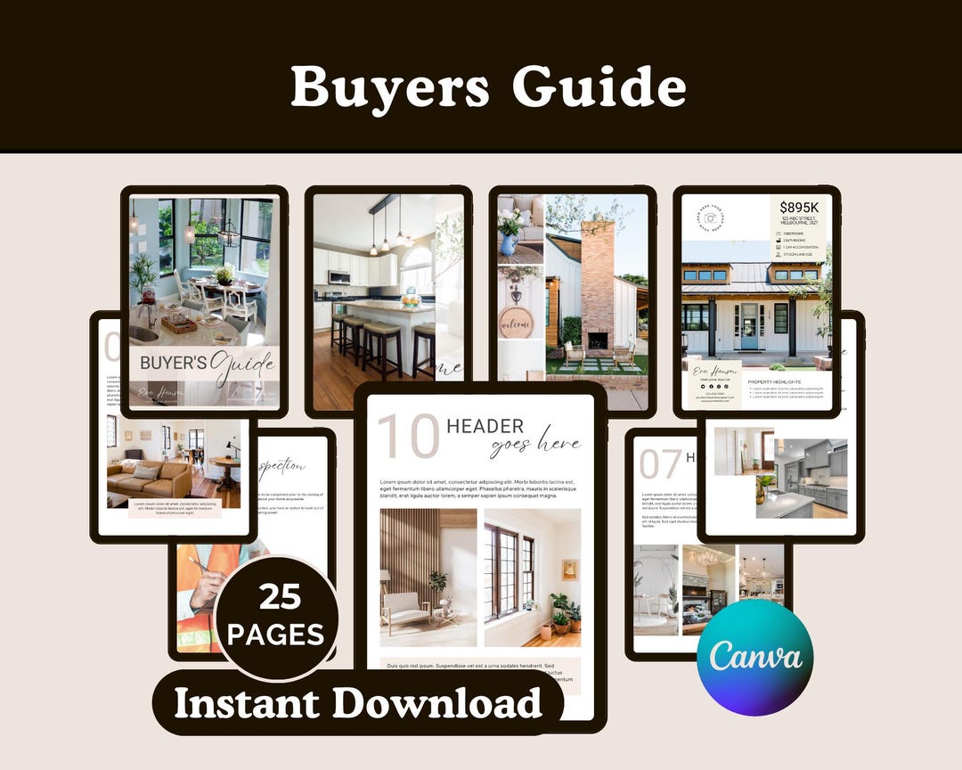 Home Buyers Guide, Real Estate Guide, Property Listing Presentation ...