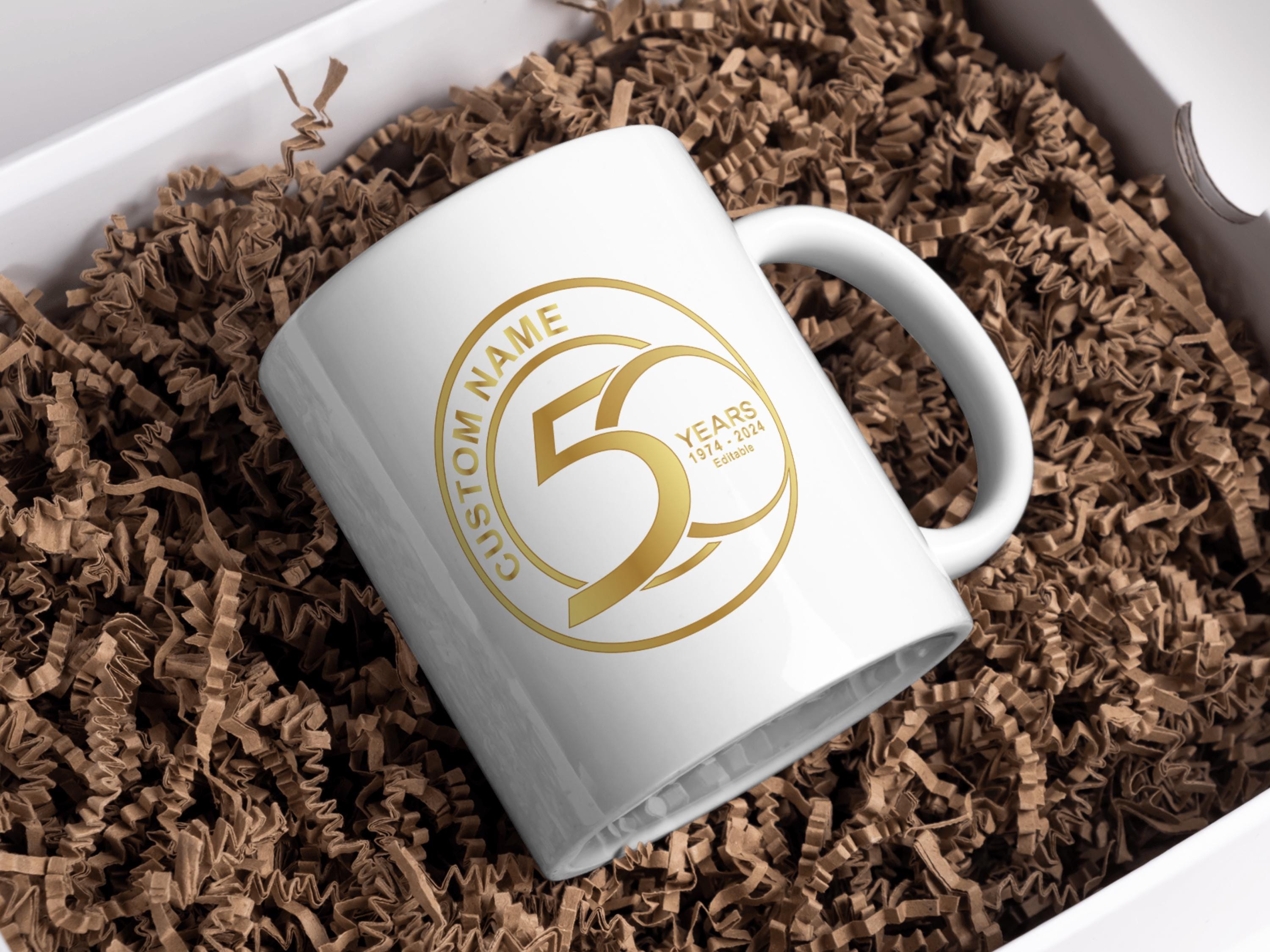 Custom 50th Years Anniversary Logo: Golden Jubilee Design (digital ...