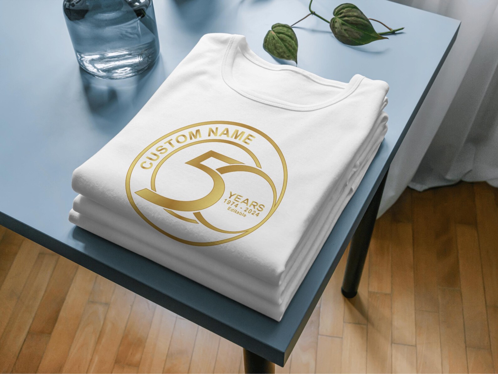 Custom 50th Years Anniversary Logo: Golden Jubilee Design (digital ...