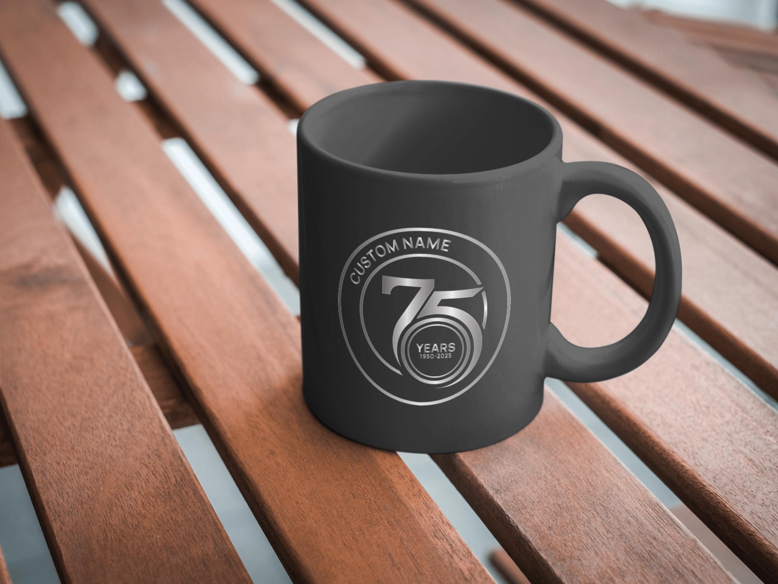 75th Anniversary Logo: Personalized Diamond Jubilee Emblem (digital ...