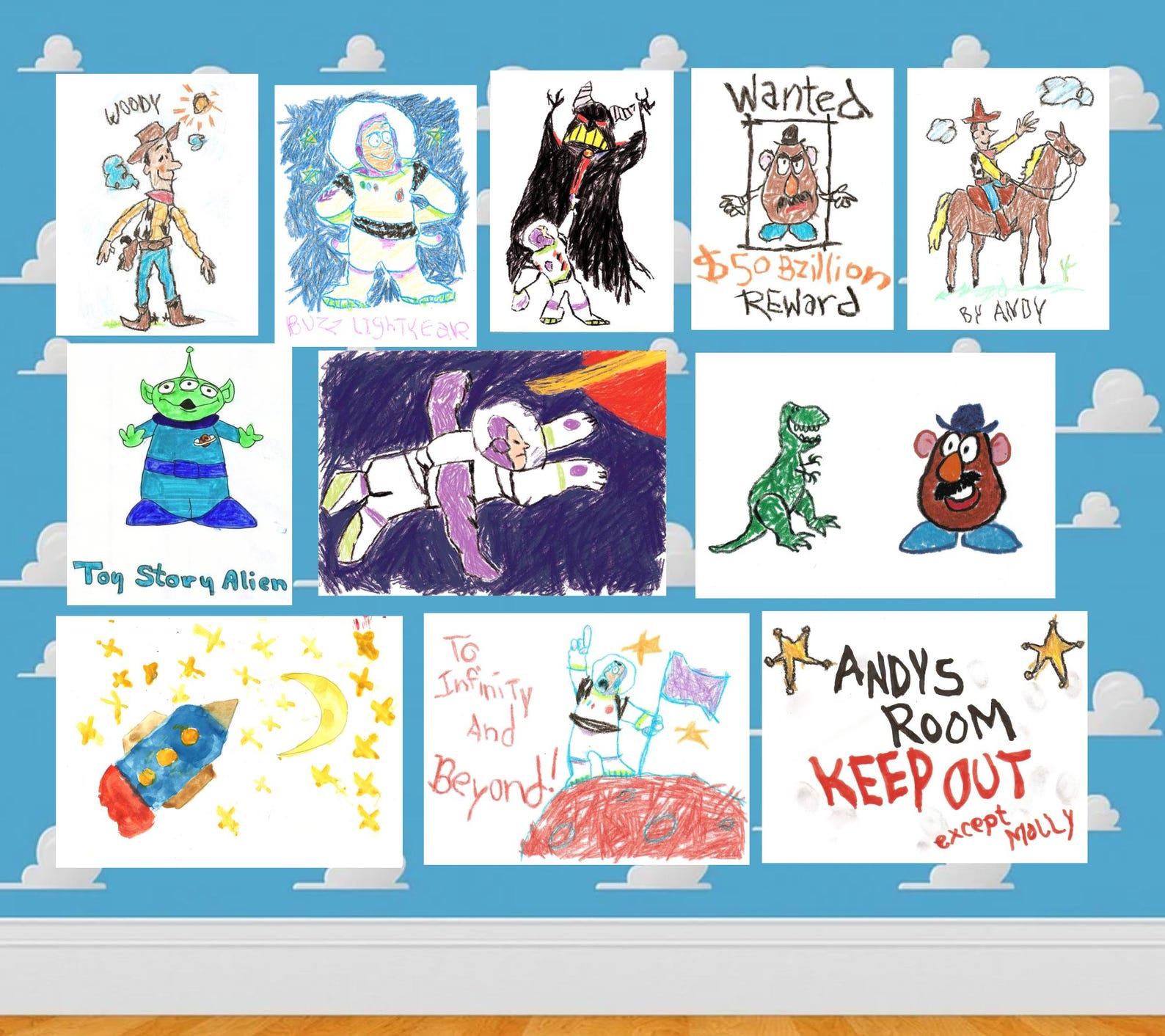 11 Toy Story Poster Kid Toy Story Drawing Buzz Lightyear Toy Story Andy ...