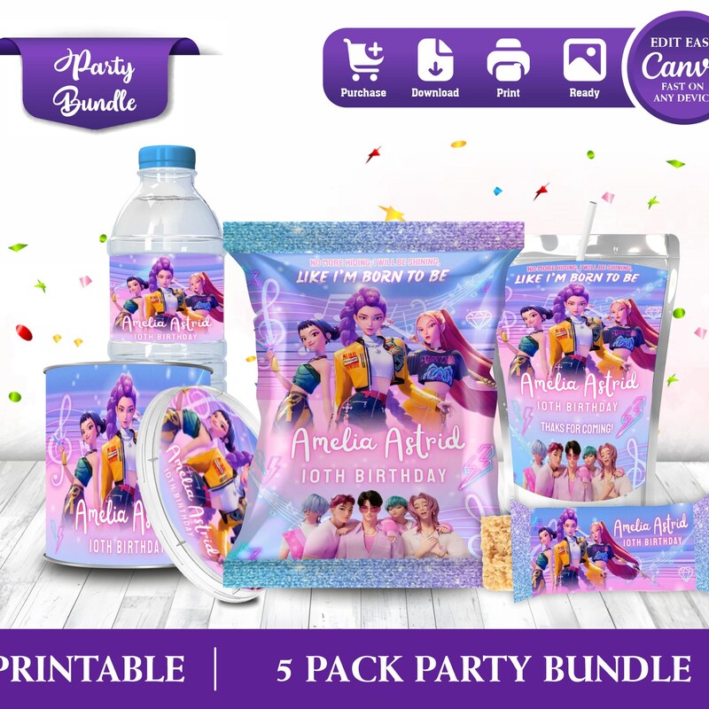 Huntrix Party Games - Etsy