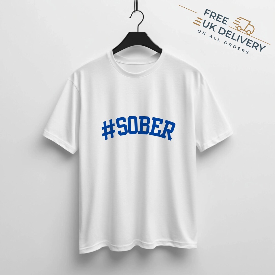 SOBER T Shirt Sobriety Gift, Sober Life Tee Shirt, Recovery Clothing ...