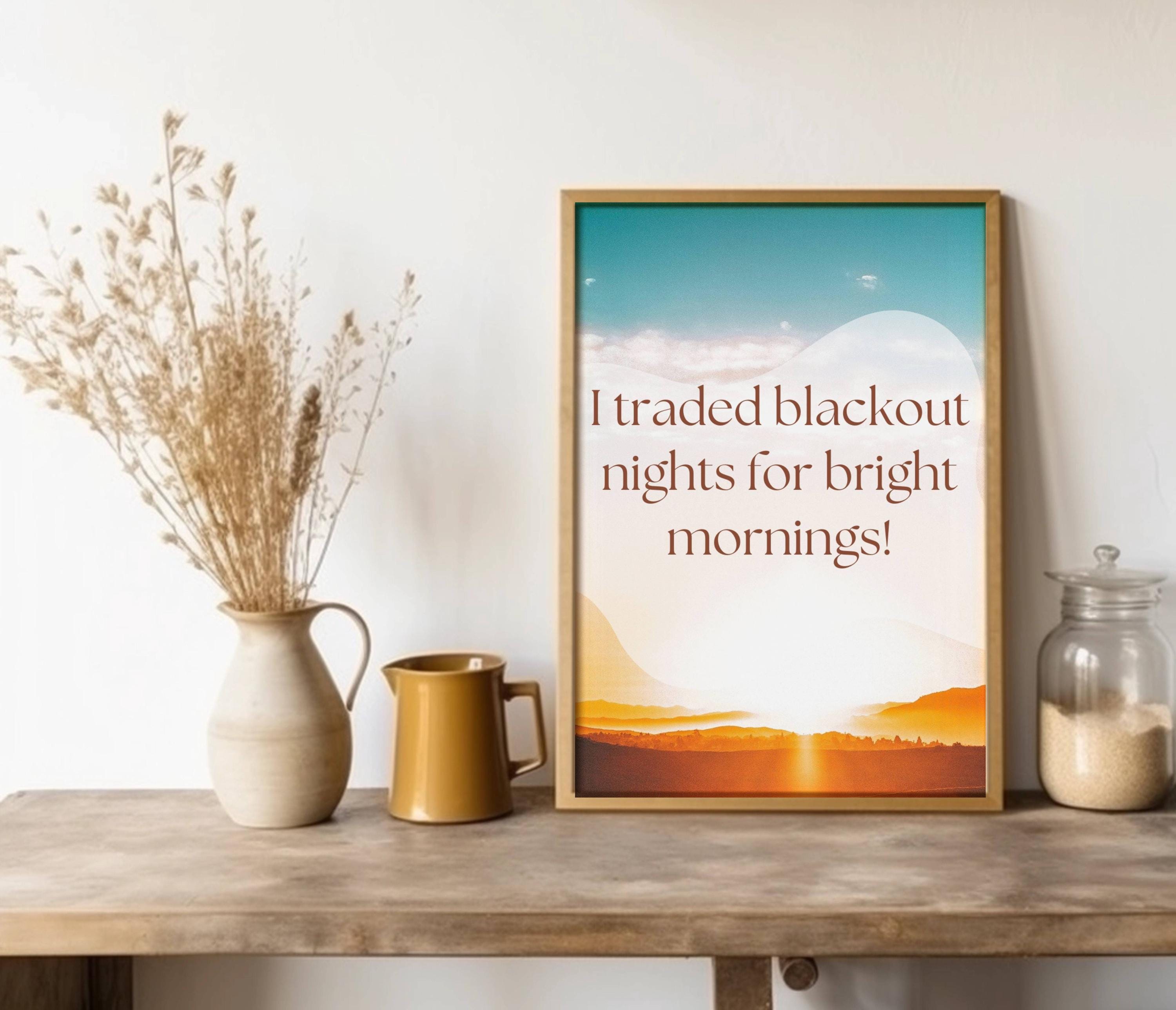 Sober Motivation Digital Wall Art | Funny Sobriety Quote Print ...