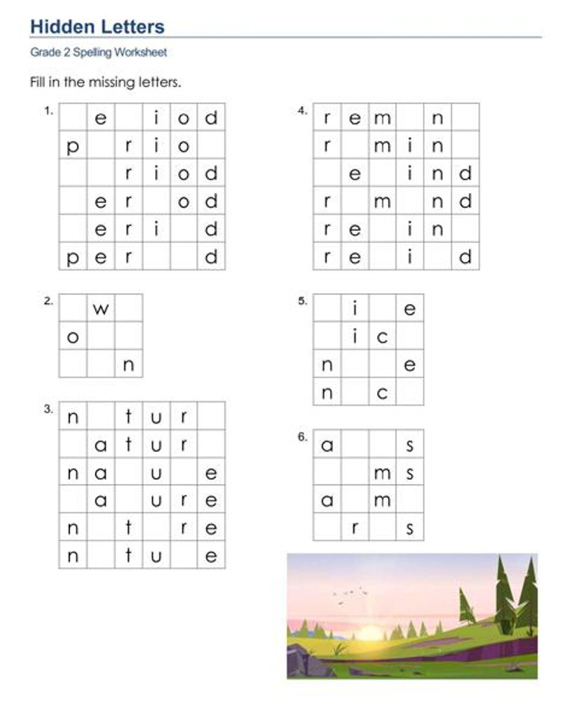 Grade 2 Printable Worksheets | Fun & Educational Activities for Kids ...