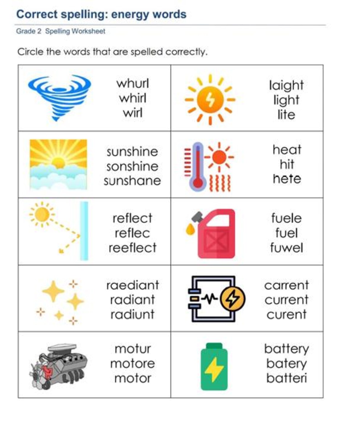 Grade 2 Printable Worksheets | Fun & Educational Activities for Kids ...