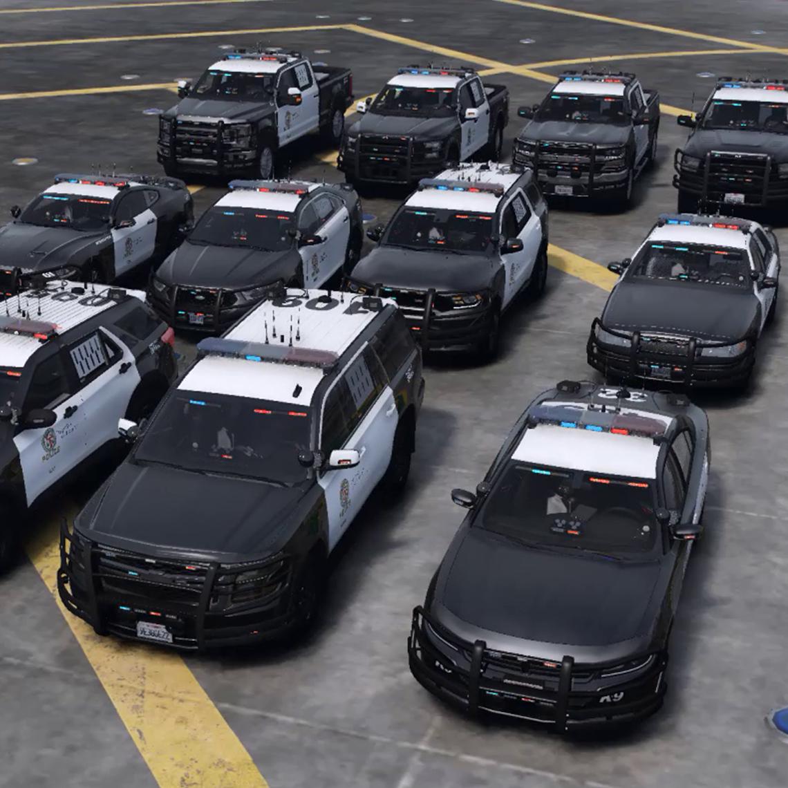 Police Car Pack: 20 Debadged PD Vehicles With Sirens - Etsy