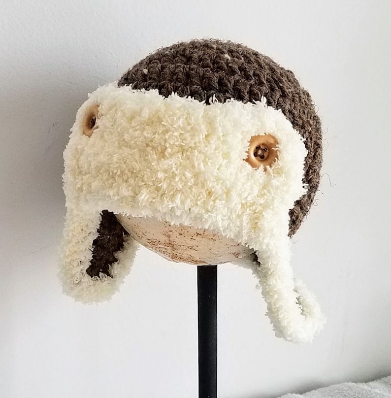 PDF PATTERN Crochet Aviator Bomber Hat | Etsy