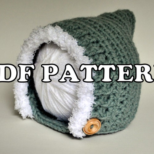 PDF PATTERN Autumn Woodland Pixie Elf Crochet Hat - Etsy