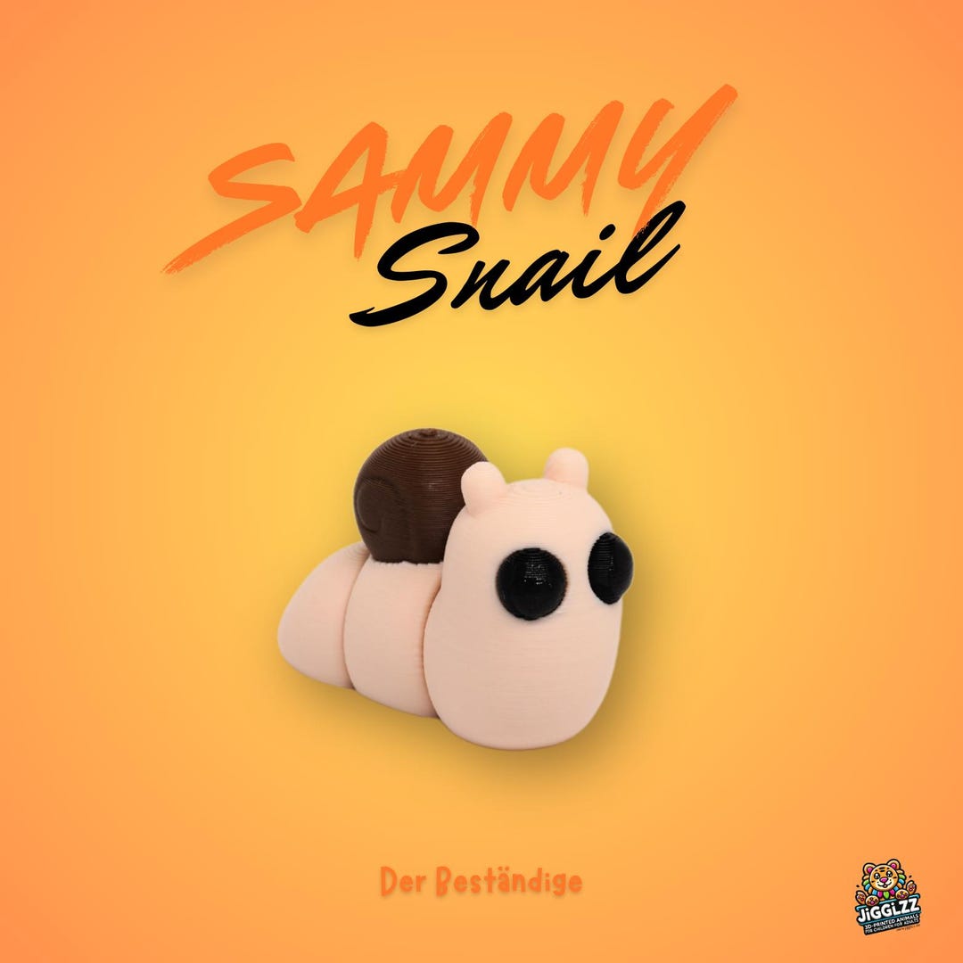 Flexi Toy, Snail, Slug, Fidget Toy, Stress Relief, 3D Printed, Hand ...