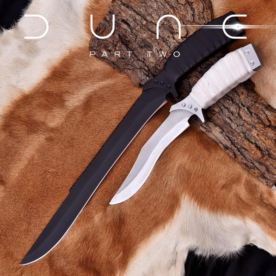 Dune 2 Knives: Feyd Rautha Movie Replica Handmade Knives | Carbon Steel ...