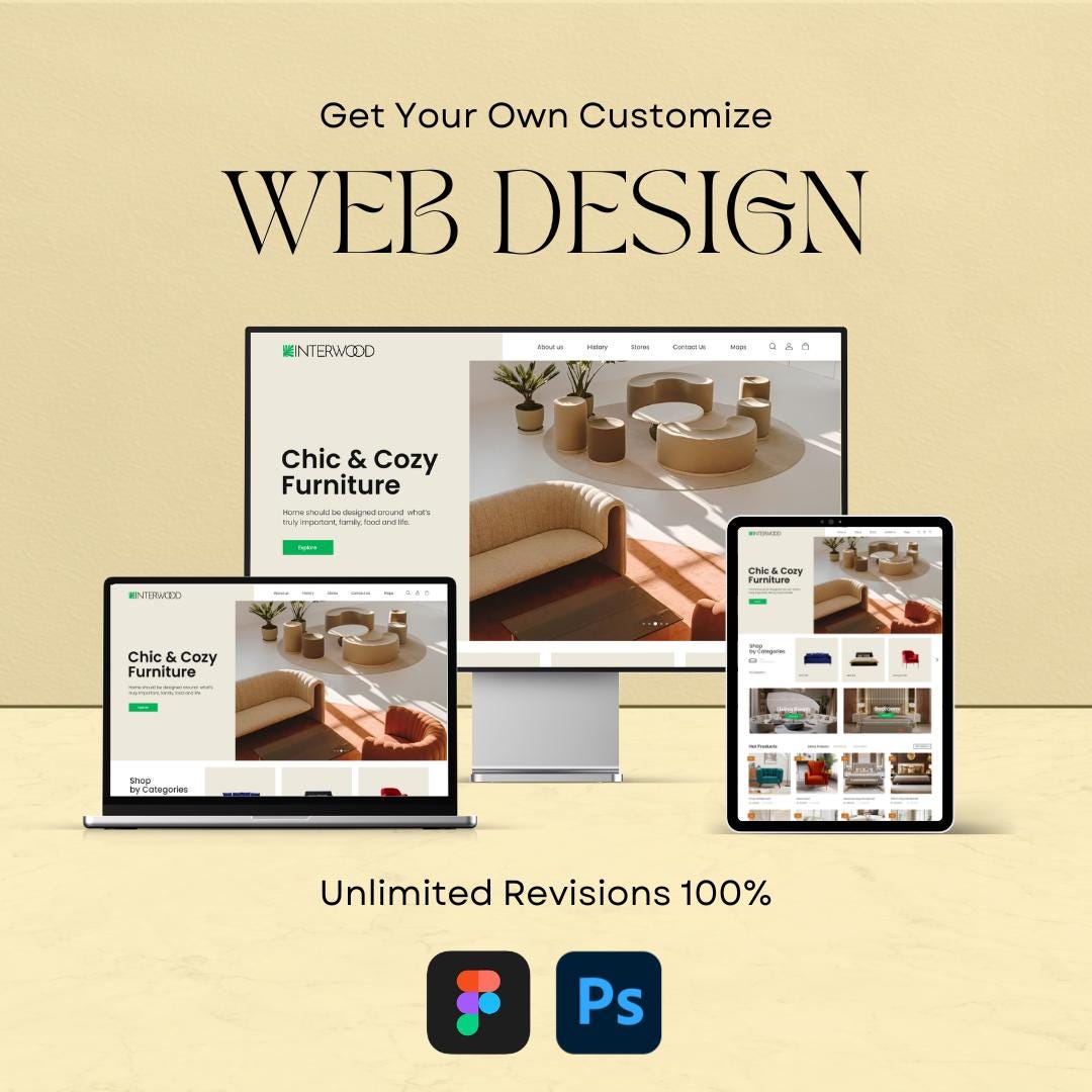 Custom Landing Page Design | Modern Business Website | Figma & Adobe XD ...