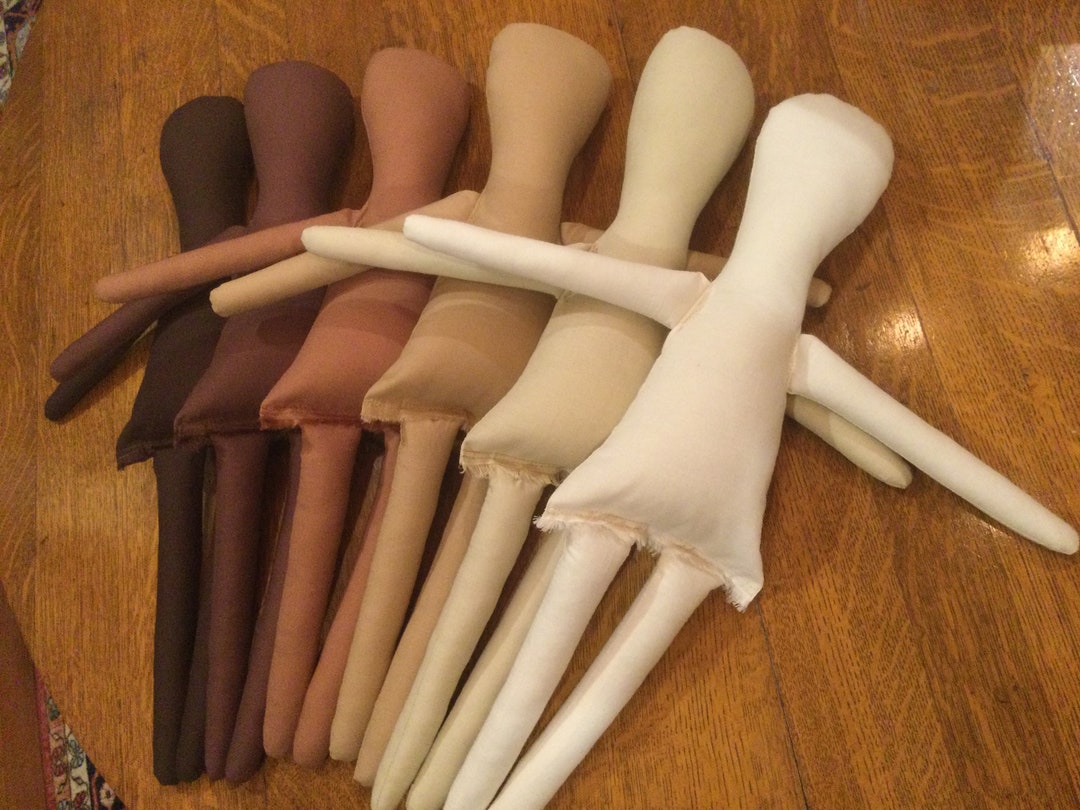Muslin Cloth Rag Doll Bodies Jessica Doll Form 20” Lot of 6 Craft Doll ...