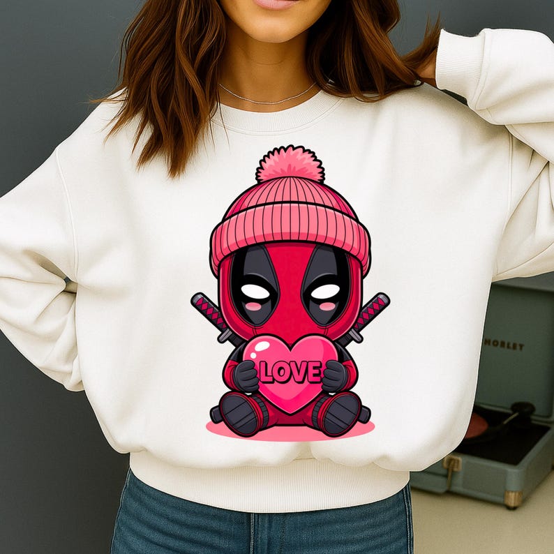 PNG de superhéroe para San Valentín, clipart divertido de superhéroes ...