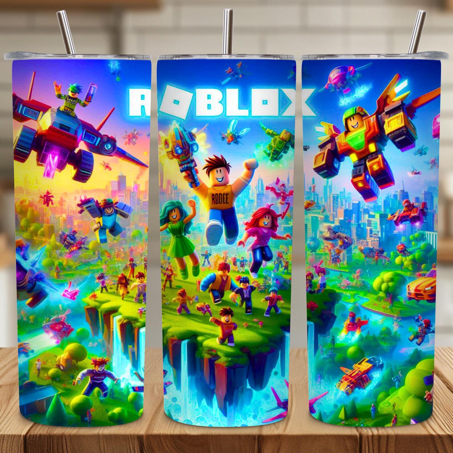 Gaming Tumbler Wrap: Game Characters, Sublimation Design (PNG Digital ...