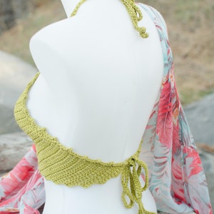 PDF Pattern, Boho Crochet Halter Top - Etsy