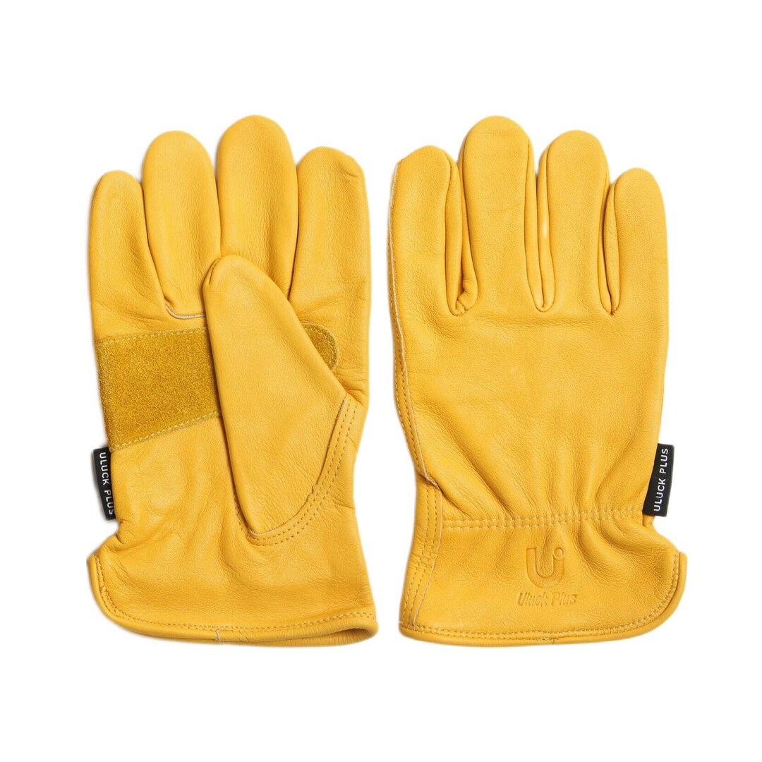 Flexible Leather Work Gloves for Gardening |thornproof Durable Gloves ...