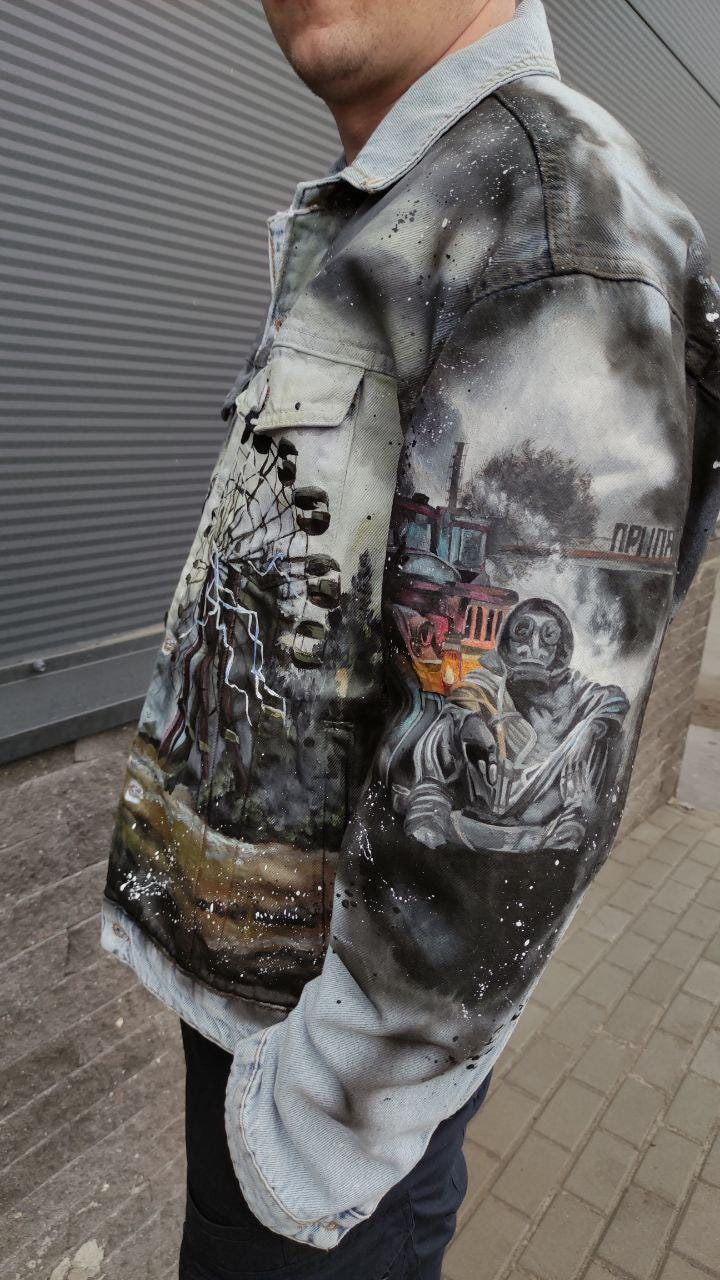 Hand-painted Denim Jacket: Custom Art, Personalized Jean Jacket - Etsy