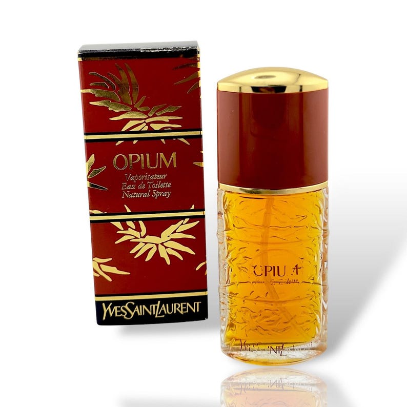 Perfume Fragrance Vintage YSL Opium EDT Spray 1998 Sanofi Era 1oz 30ml ...