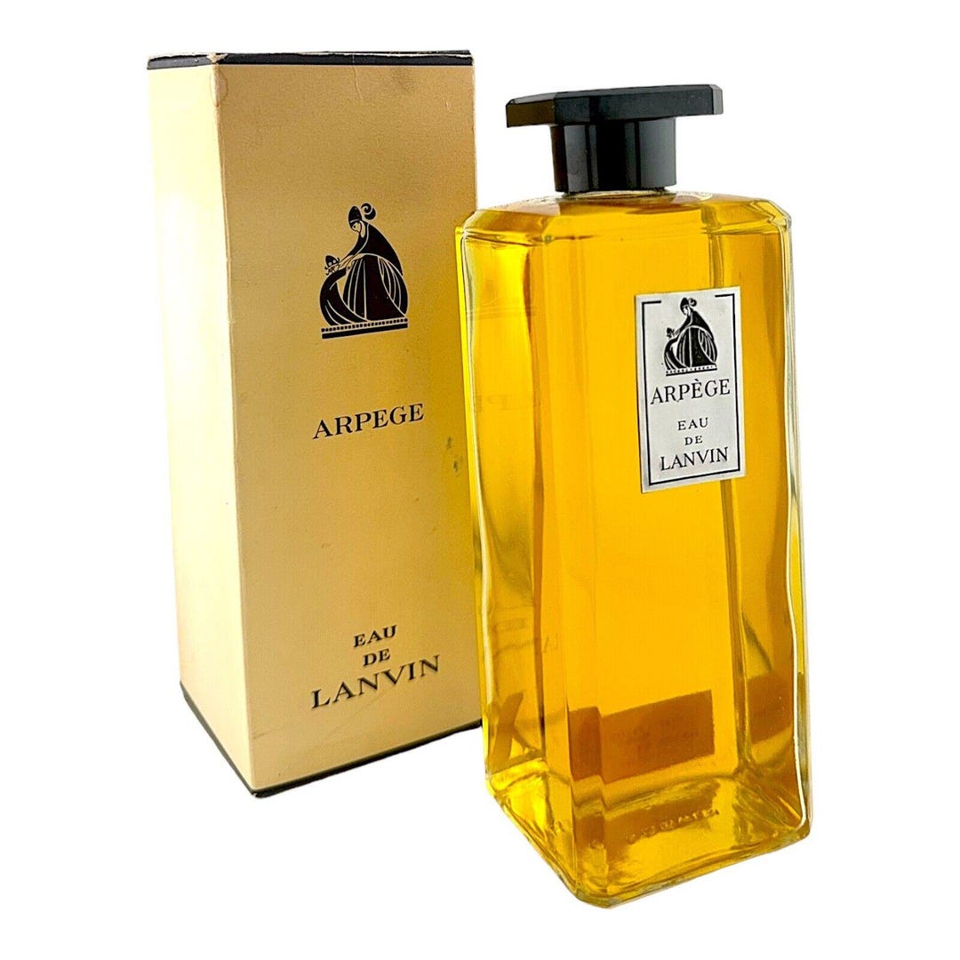 Huge 1960s 16 Oz. Arpège Eau De Lanvin Perfume - Vintage Ultra Rare NIB ...