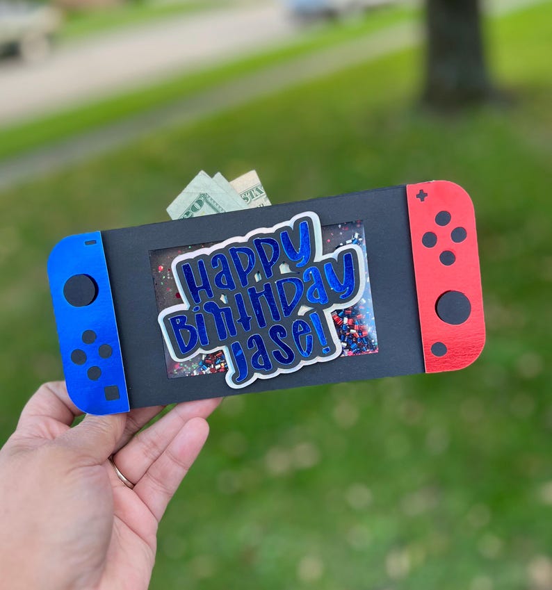 Birthday Video Game Controller Gift Card Money Holder | Video Game ...