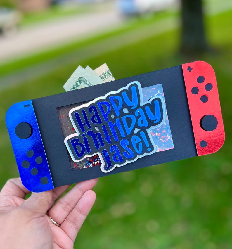 Birthday Video Game Controller Gift Card Money Holder | Video Game ...