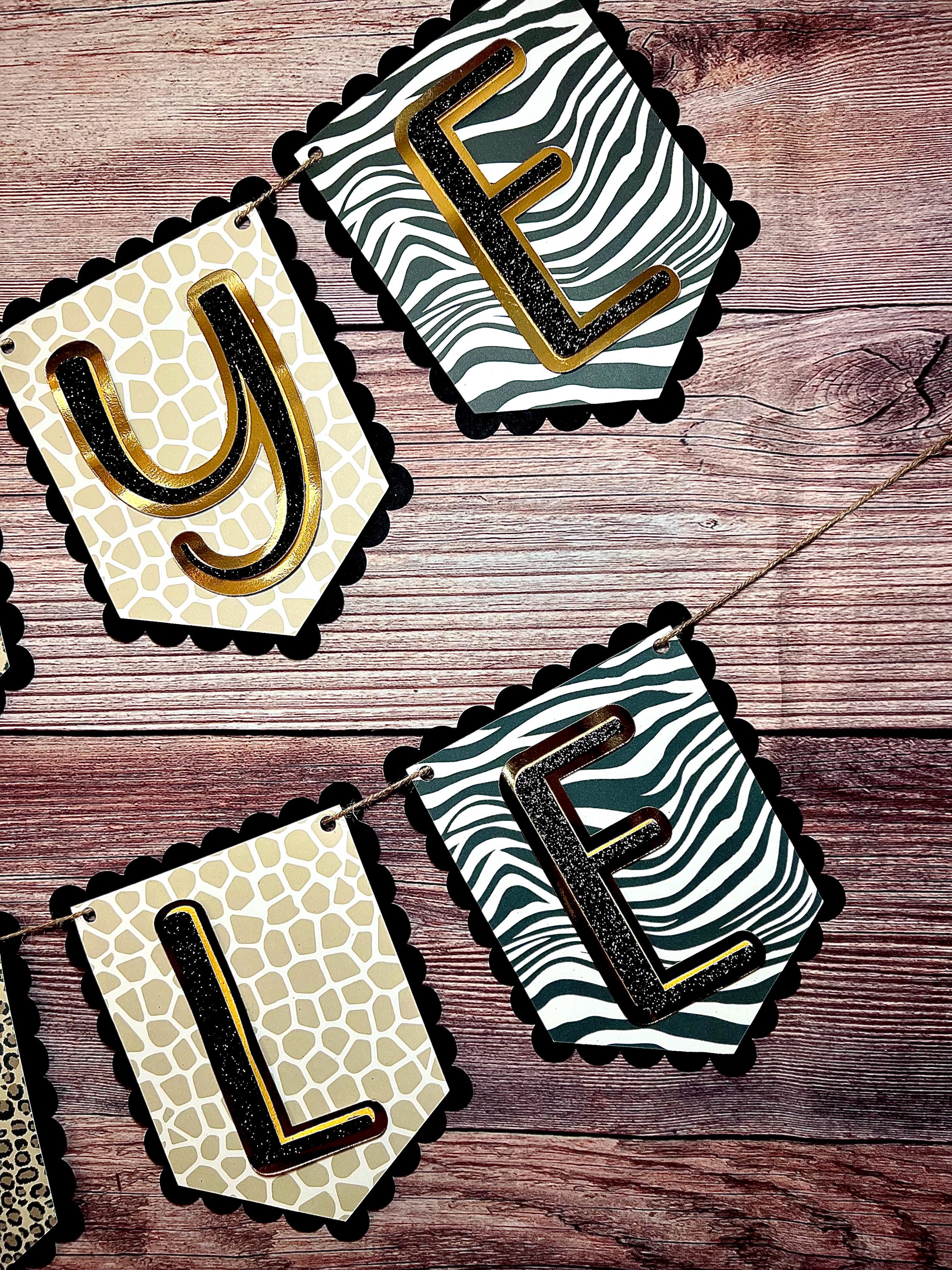 Animal Safari Goodbye Retirement Banner | Retirement Banner | Jungle ...