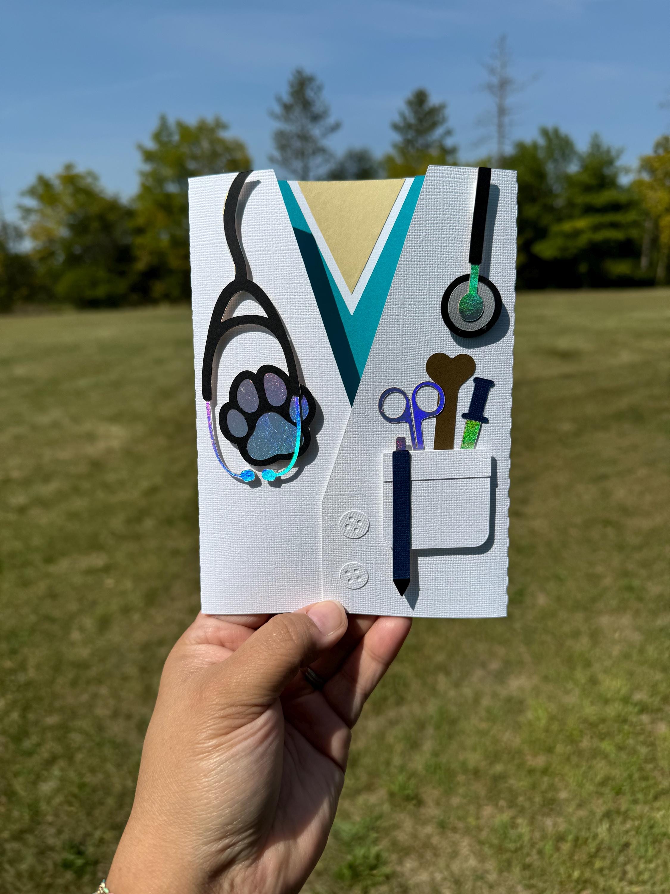 Veterinarian Gift Card Money Holder | Vet Appreciation Gift | Thank You ...