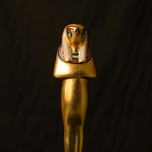 Golden Horus Statue, Egyptian God Replica - Etsy
