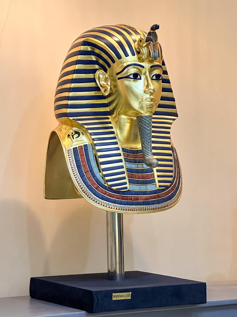 The Mask of King Tutankhamun Original Size. - Etsy