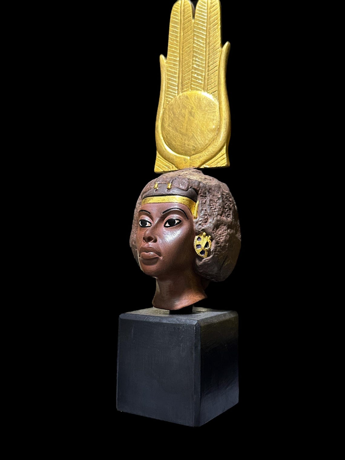 Hand-carved Queen Tiye Replica Statue, Egyptian Art - Etsy