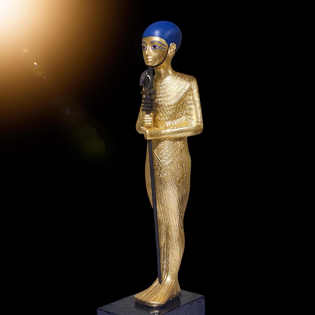 God Ptah Museum Replica Statue, Egyptian Decor (32.5 Cm) - Etsy