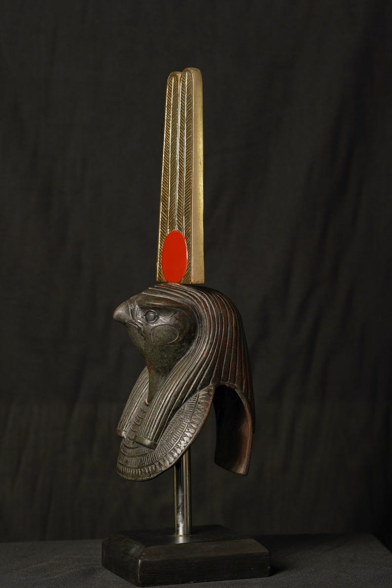 Egyptian God Ra Statue, Museum Replica Piece - Etsy