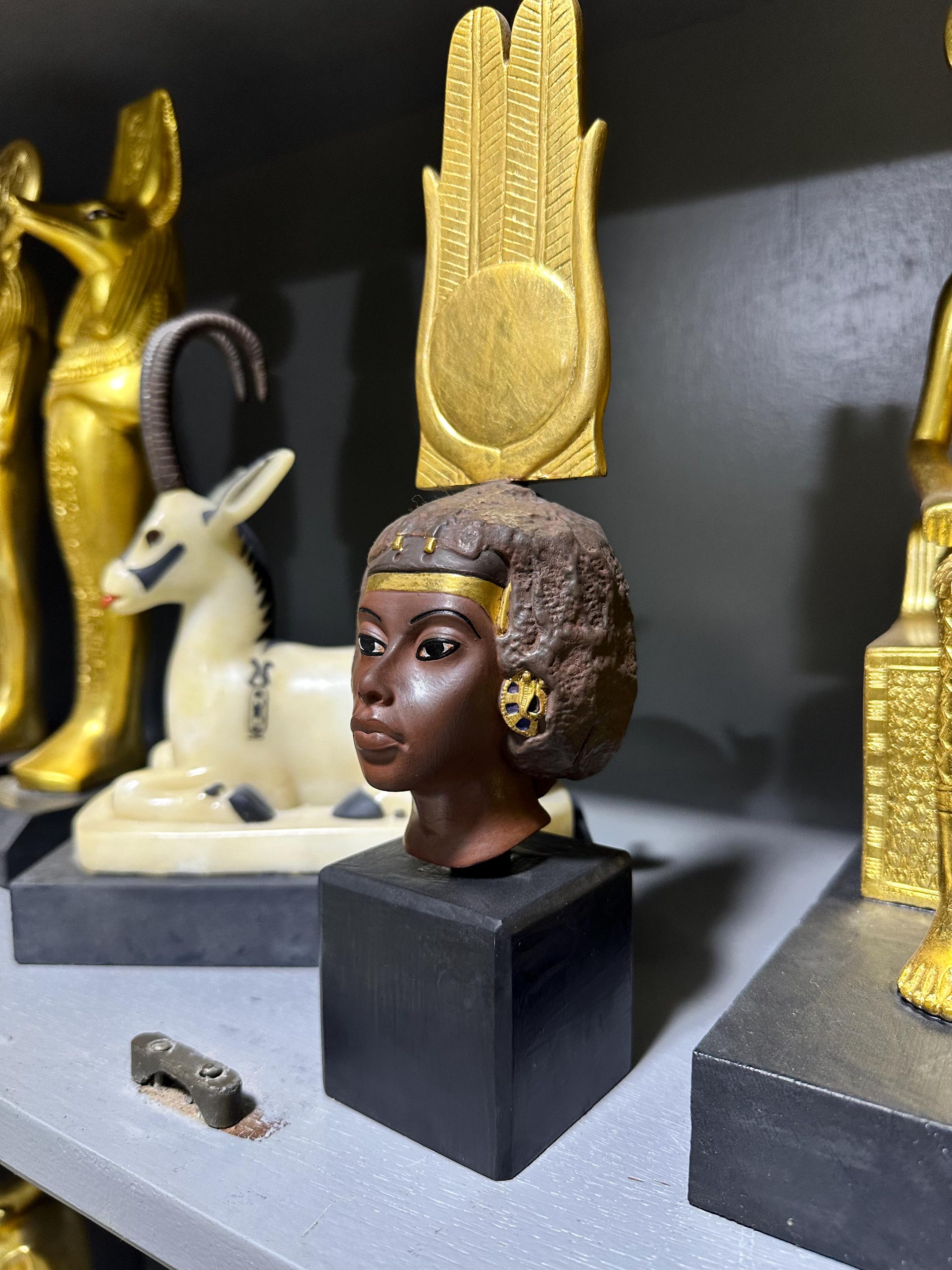 Hand-carved Queen Tiye Replica Statue, Egyptian Art - Etsy